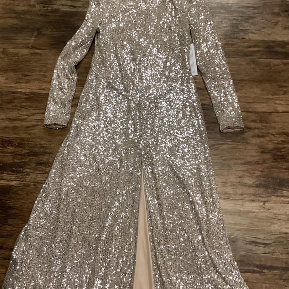 Topshop | Dresses | Topshop Idol Sequin Midi Dress With Gold Sequins ...